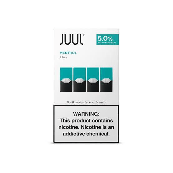 JUUL MENTHOL/VIRGINIA TOBACCO 5% 4CT / 2CT / 8PK - CB Wholesale