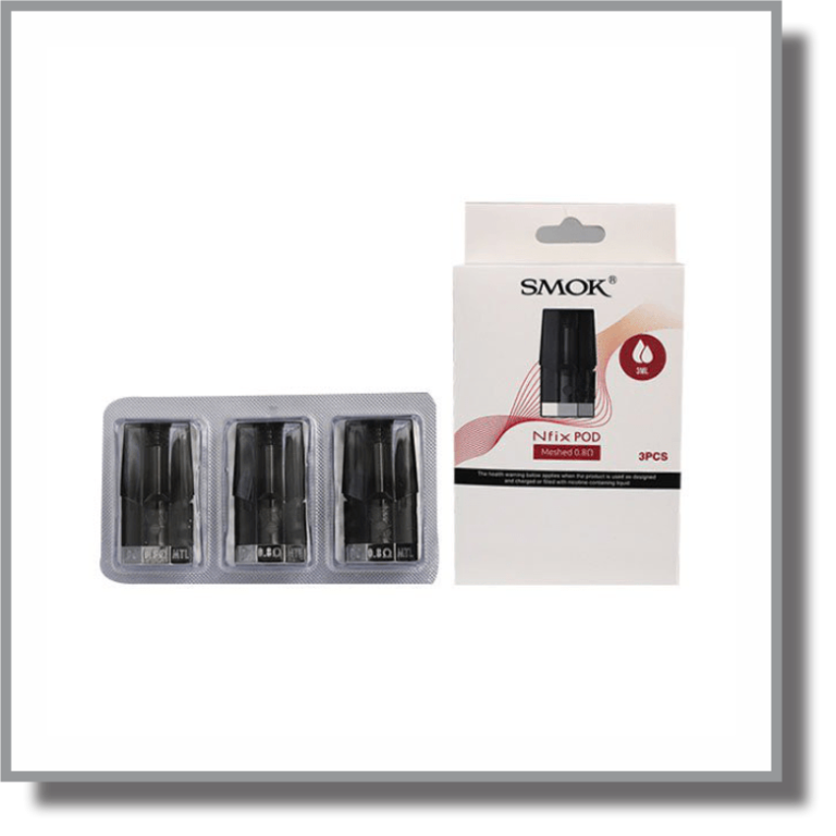 Smok Nfix Pod Mesh (.8) Mtl 3 Pack – CB Wholesale
